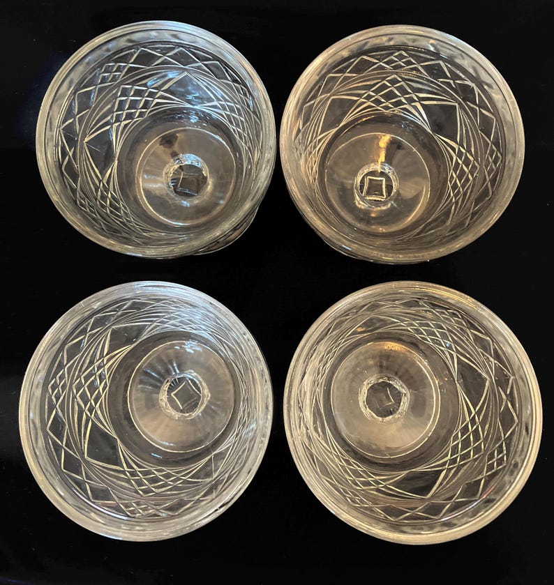 Vintage Set of 4 1950's Hazel Atlas "gothic" Big Top Peanut Butter ...