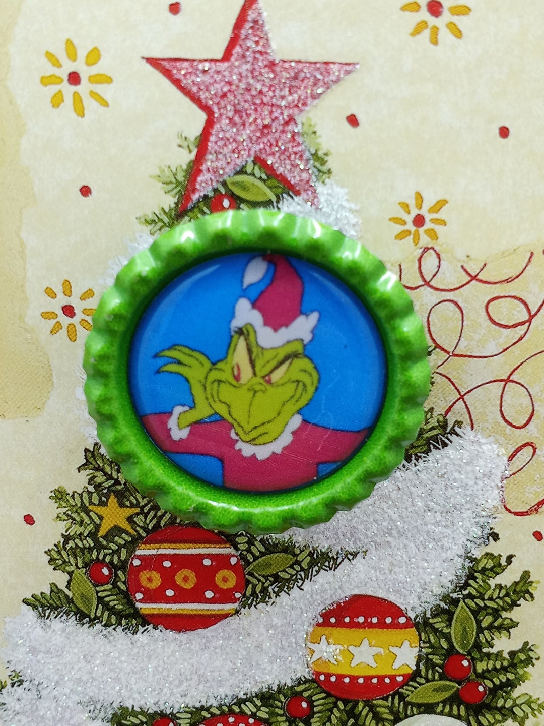 The Grinch That Stole Christmas Refrigerator Magnet - Etsy