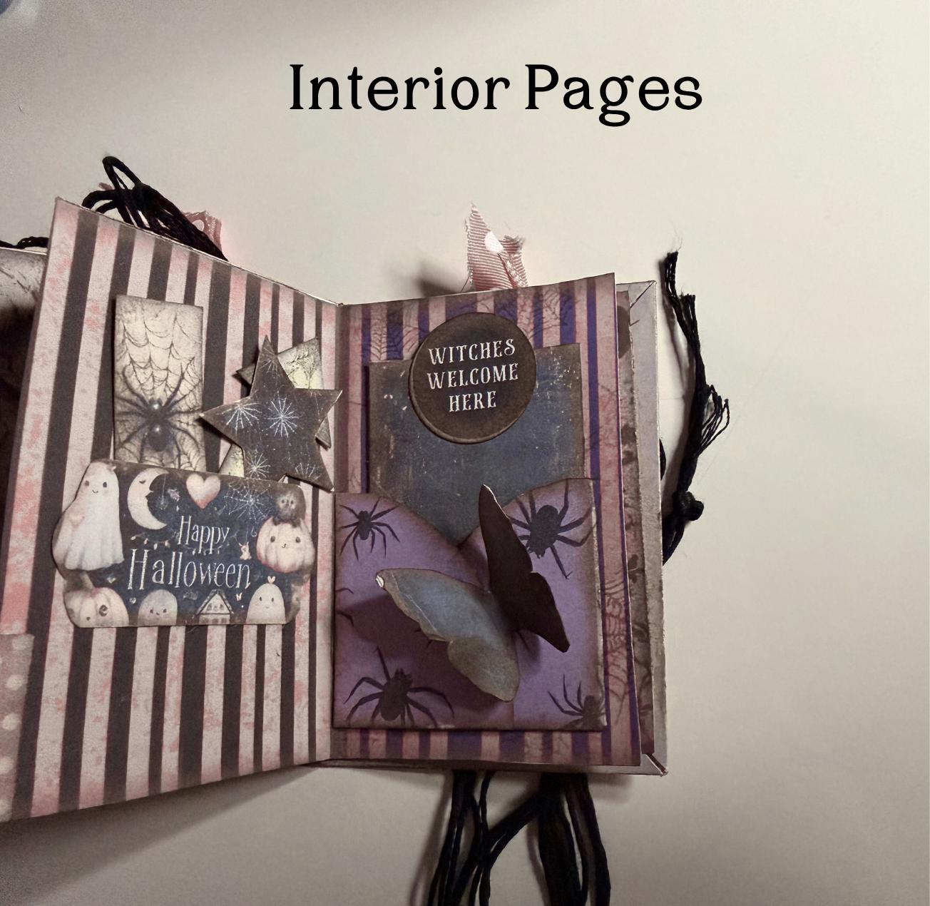 Halloween Mini Junk Journal Kit, Spooky Season DIY Kit for Crafters - Etsy