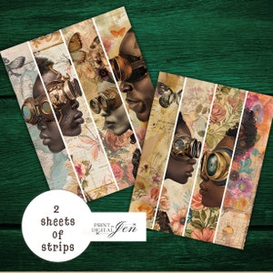 Steampunk Junk Journal, Digital Download, Vintage Industrial Grunge ...