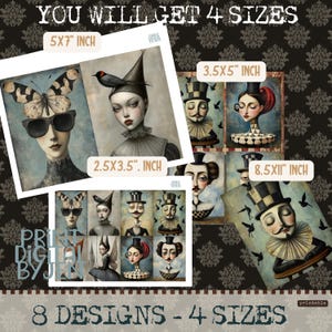 Checkerboard Character Illustration: Funny Cartoon Chess Art (digital ...