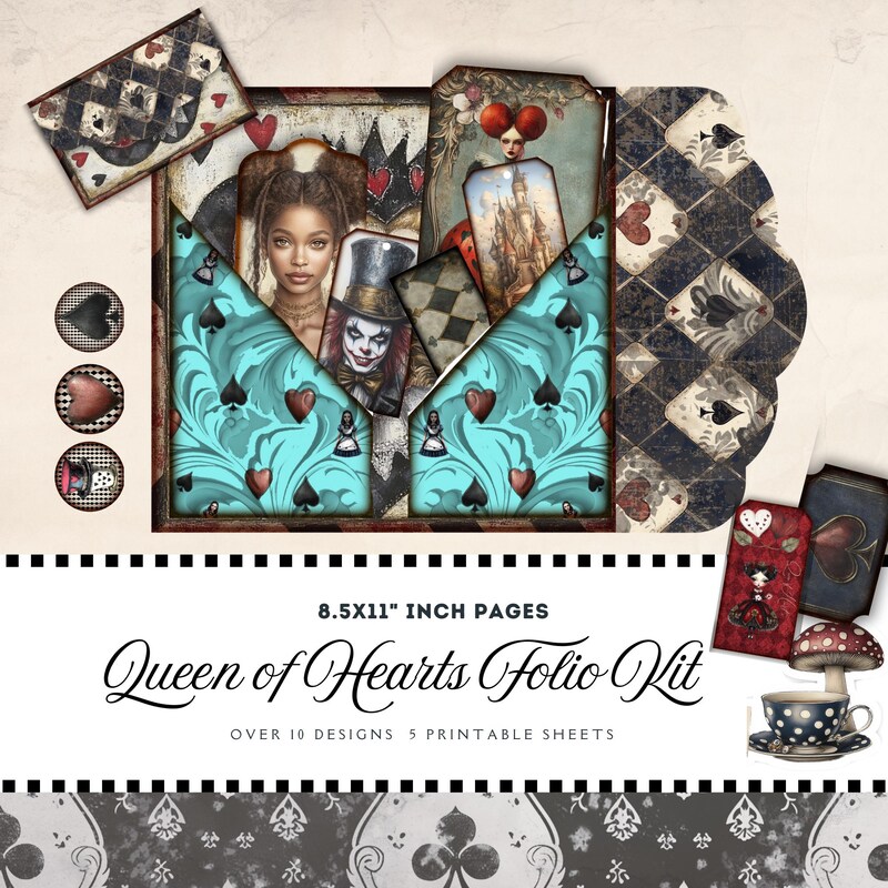 Queen Heart Wallet - Etsy