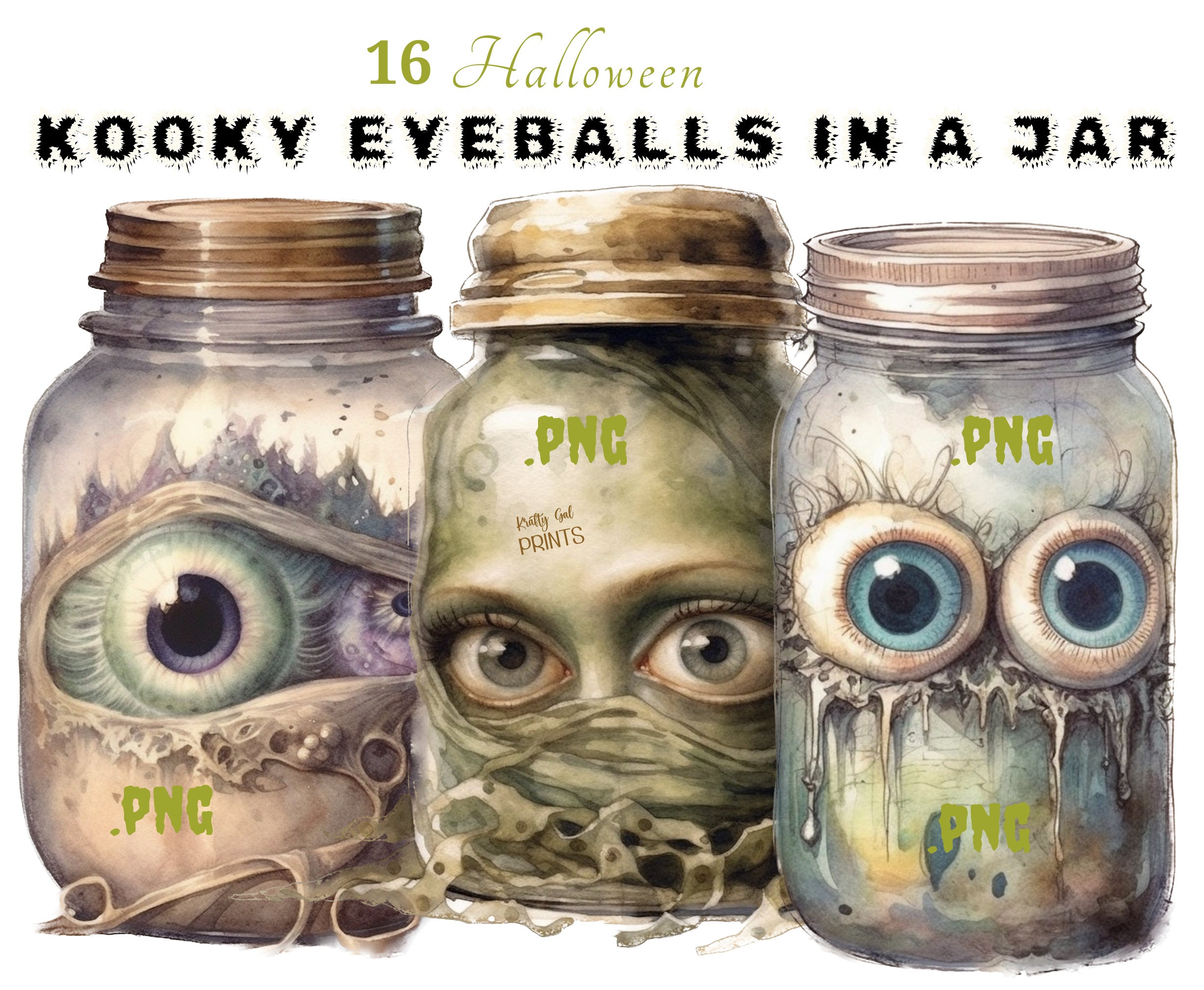 Halloween Eyeballs In A Jar