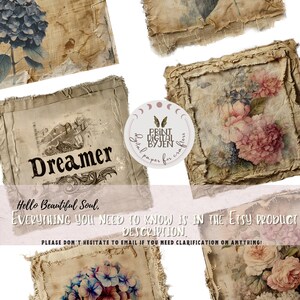 Vintage Grunge Labels Digital, Distressed Numbers, Labels, Ephemera ...