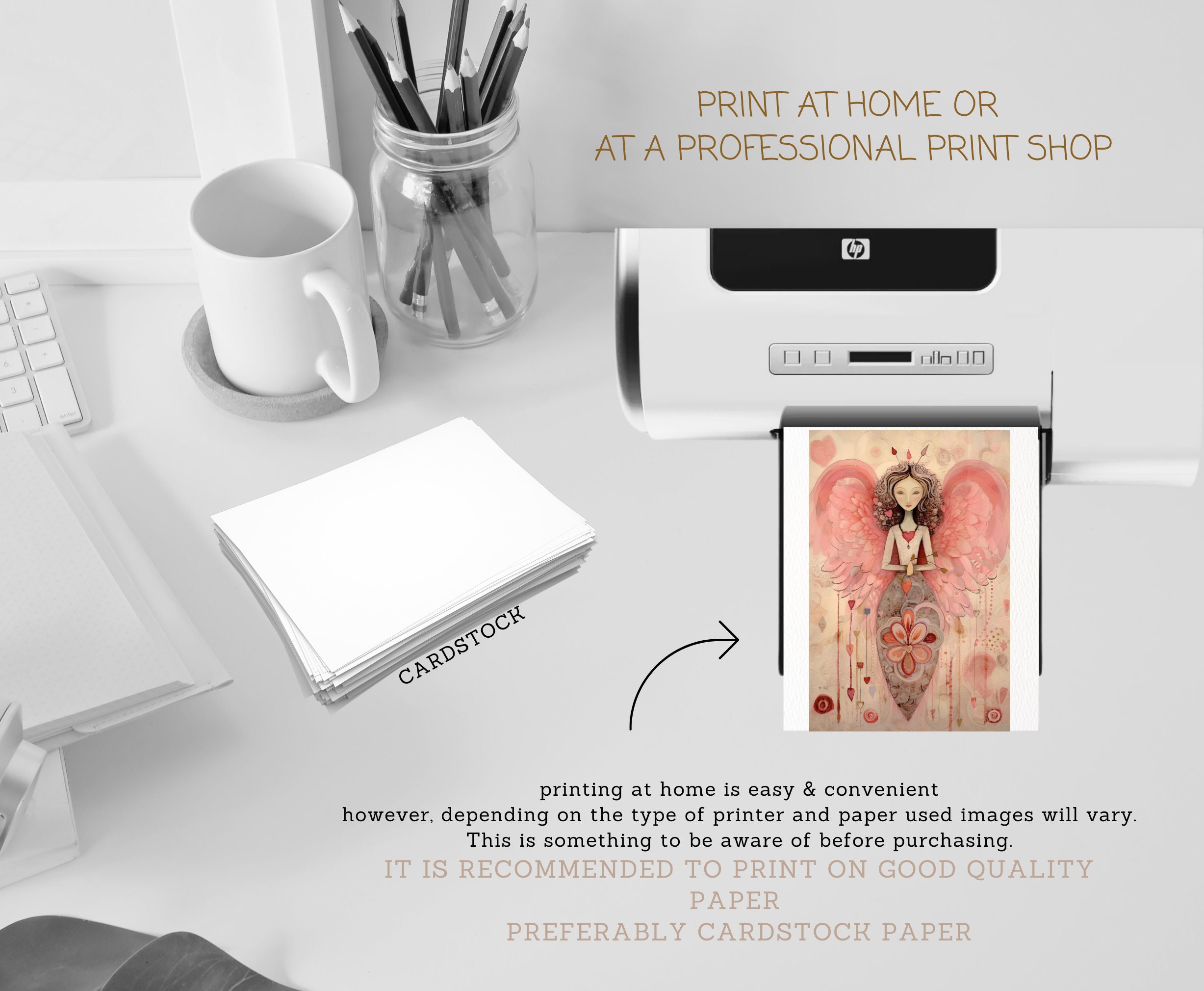 Collage Angel Ephemera Digital Download Printable Cards - Etsy