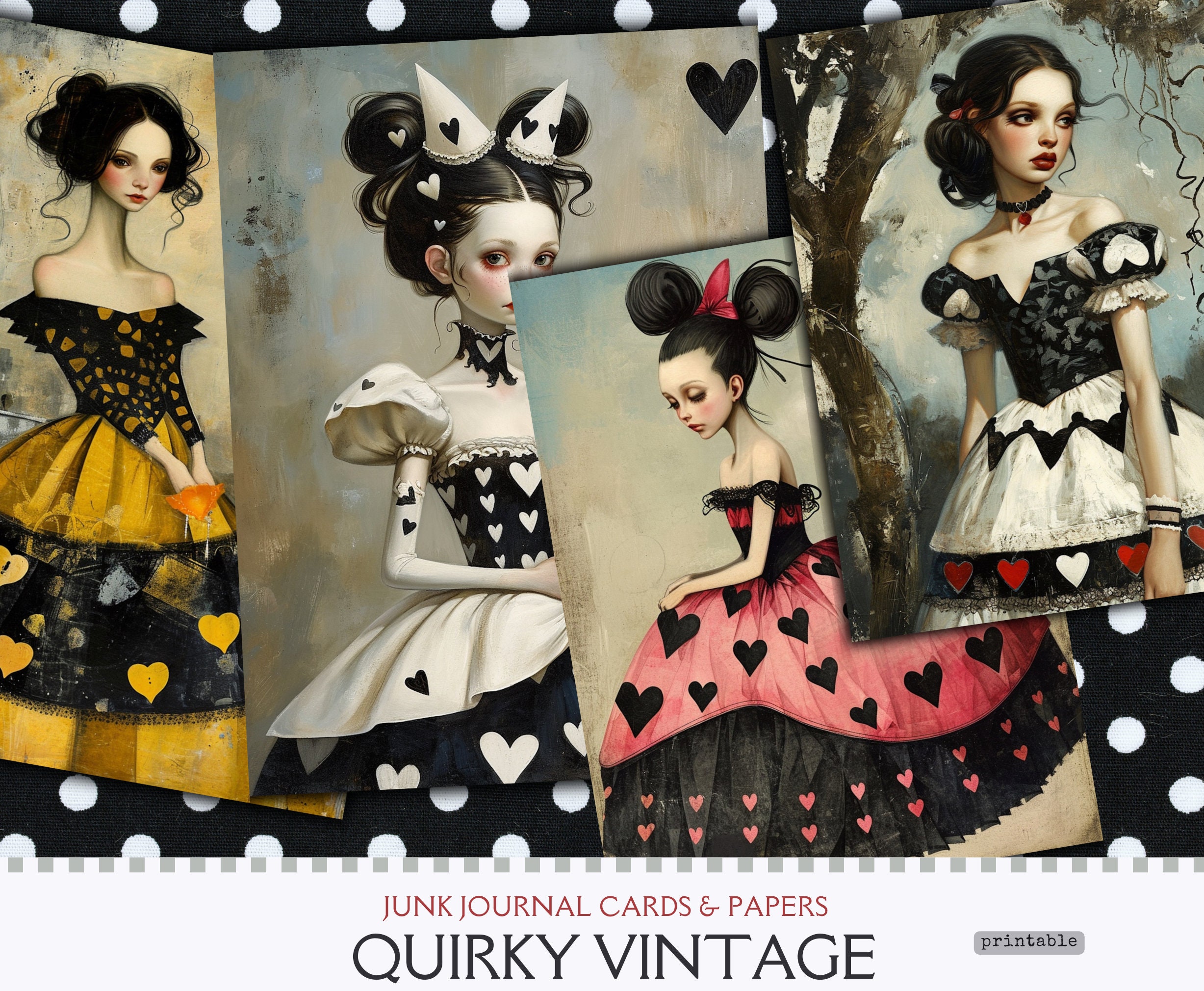 Victorian Women Junk Journal Pages, Quirky Journal Papers, Vintage ...