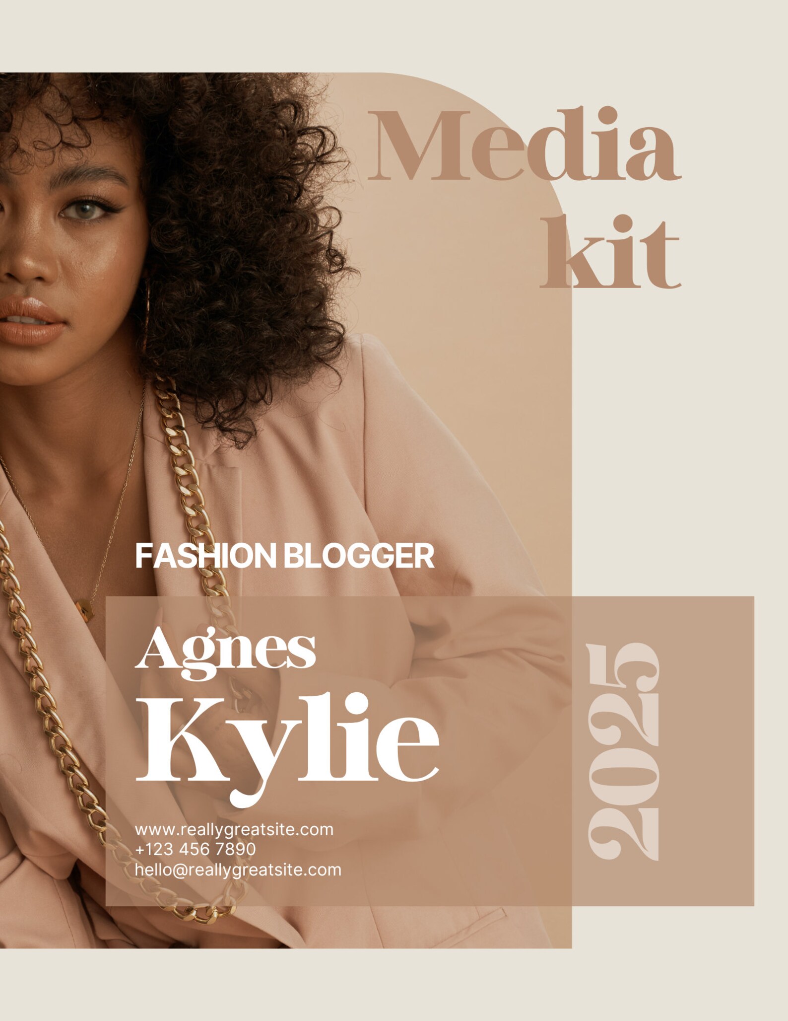 2 Page Media Kit Canva Template, UGC Creator Media Kit, Influencer ...