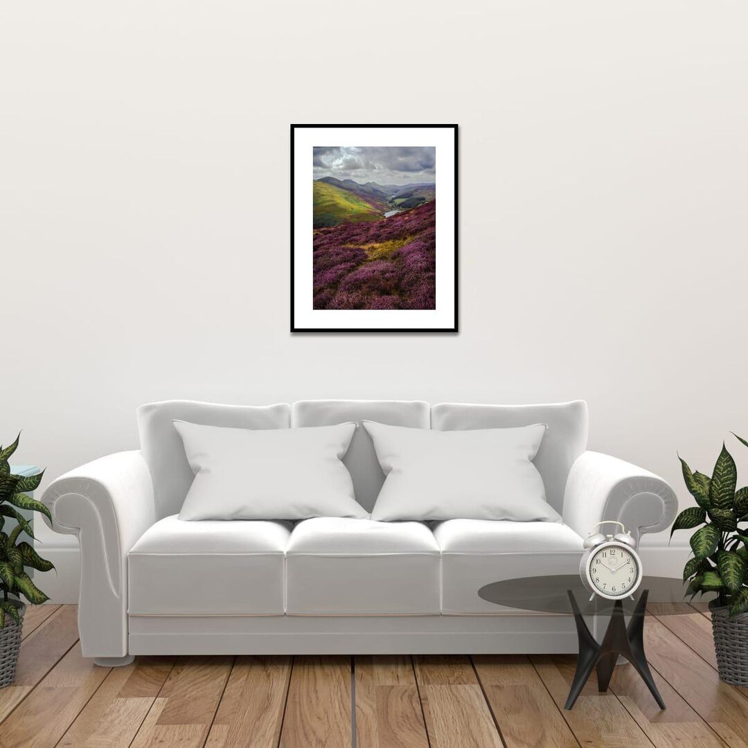 Pentland Hills Photography Print: Scottish Heather Landscape. - Etsy