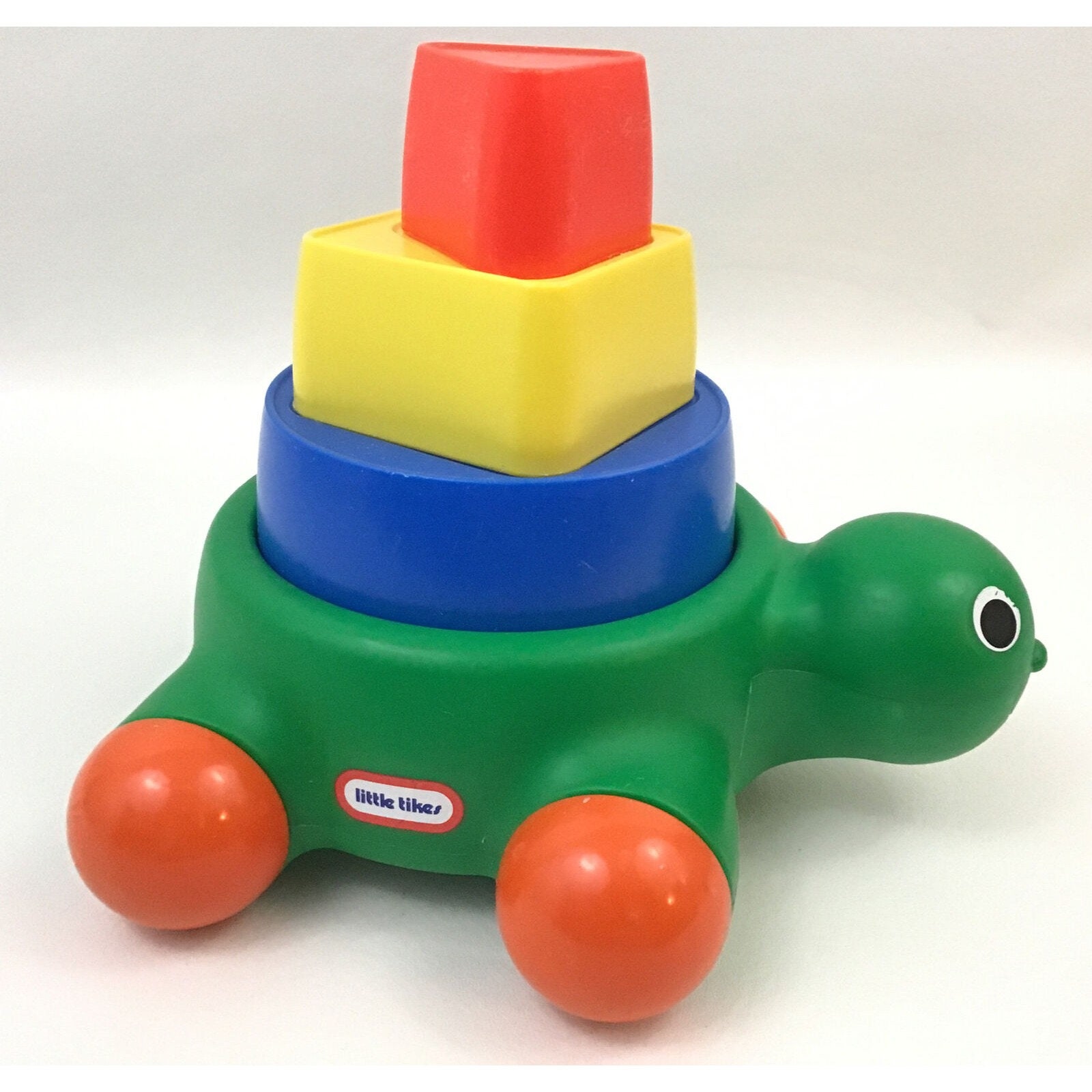 Little Tikes Turtle Shells Stacking Nesting Shapes Colors Vintage 90s ...