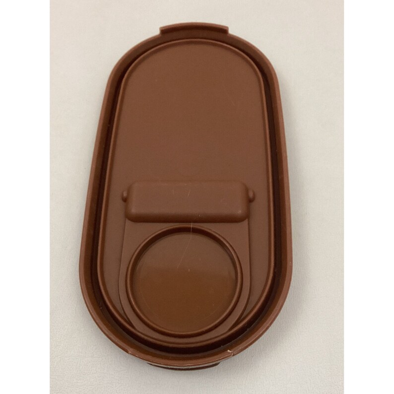Tupperware Modular Mate Oval Container 1615-6 Brown Lid 1618 (12 1/4 ...