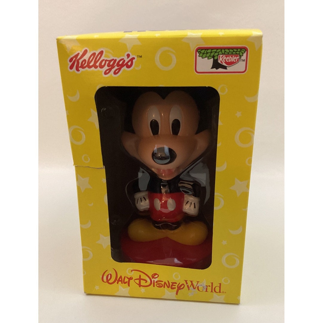 Mickey Mouse Bobble Head Disney World Kellogg Keebler New in Box 2002 ...