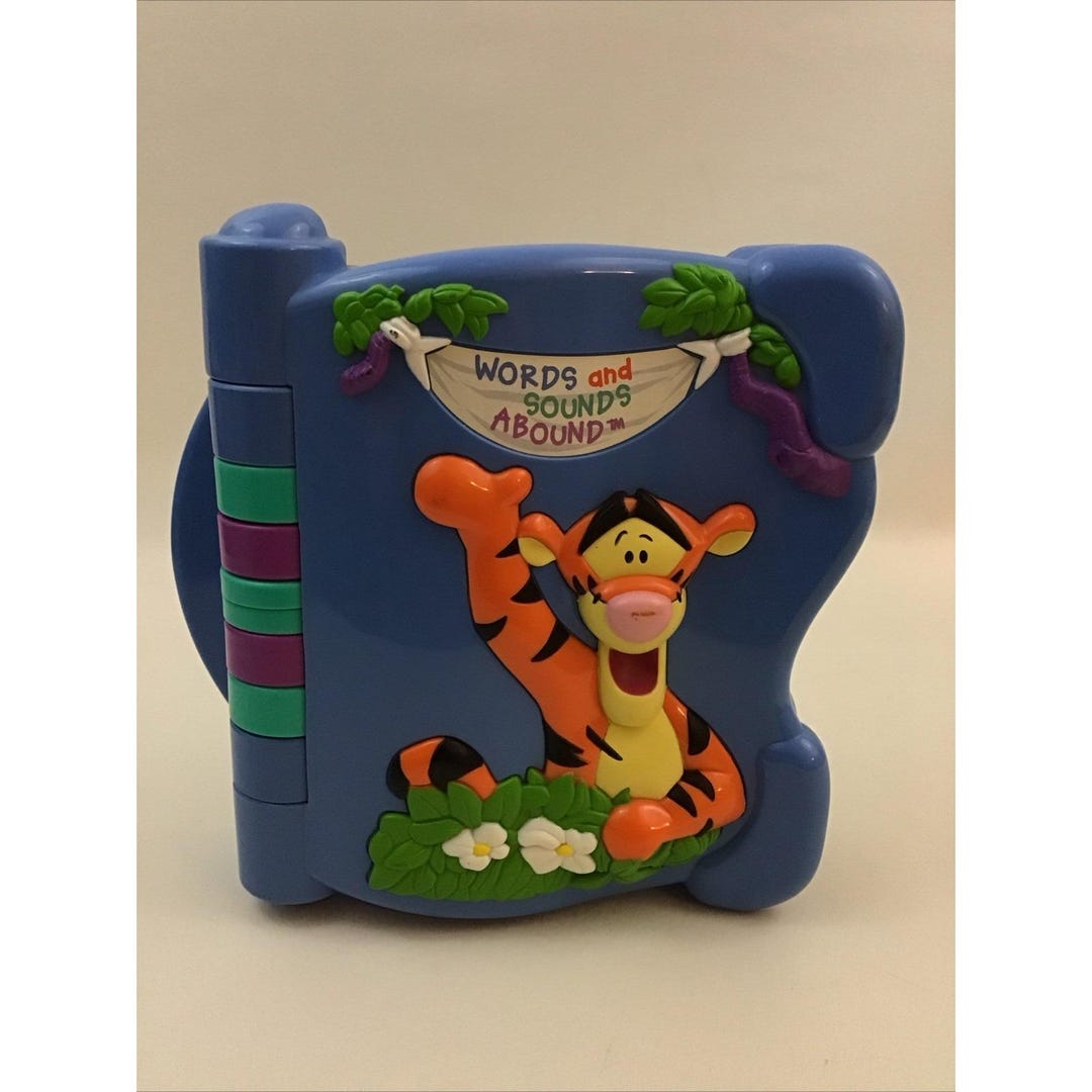 Disney Winnie the Pooh Tigger Words & Sounds Abound Talking Electronic ...