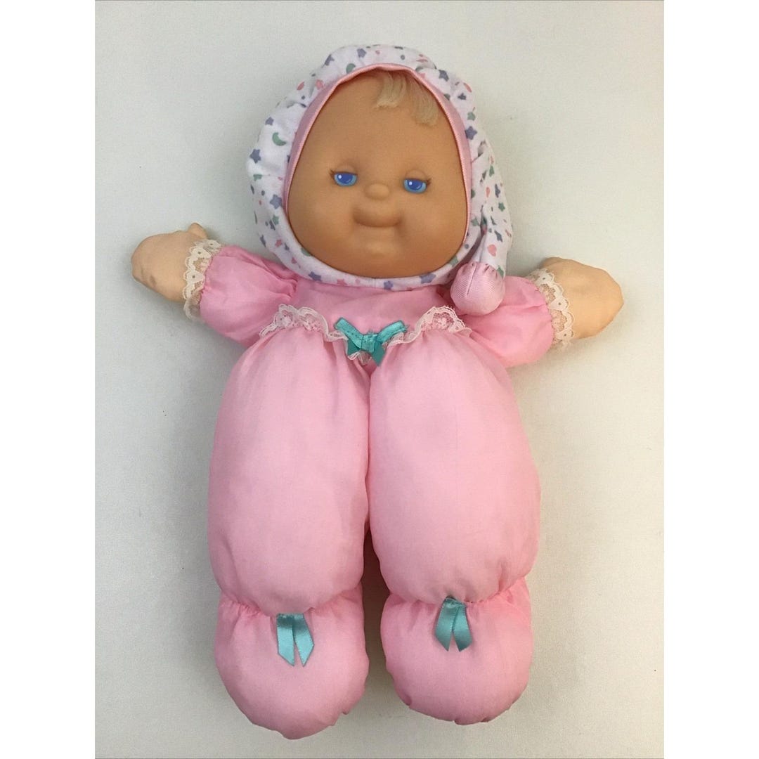Fisher Price Puffalump Kids Pink Baby Doll 12” NO LIGHT BOX Vintage ...