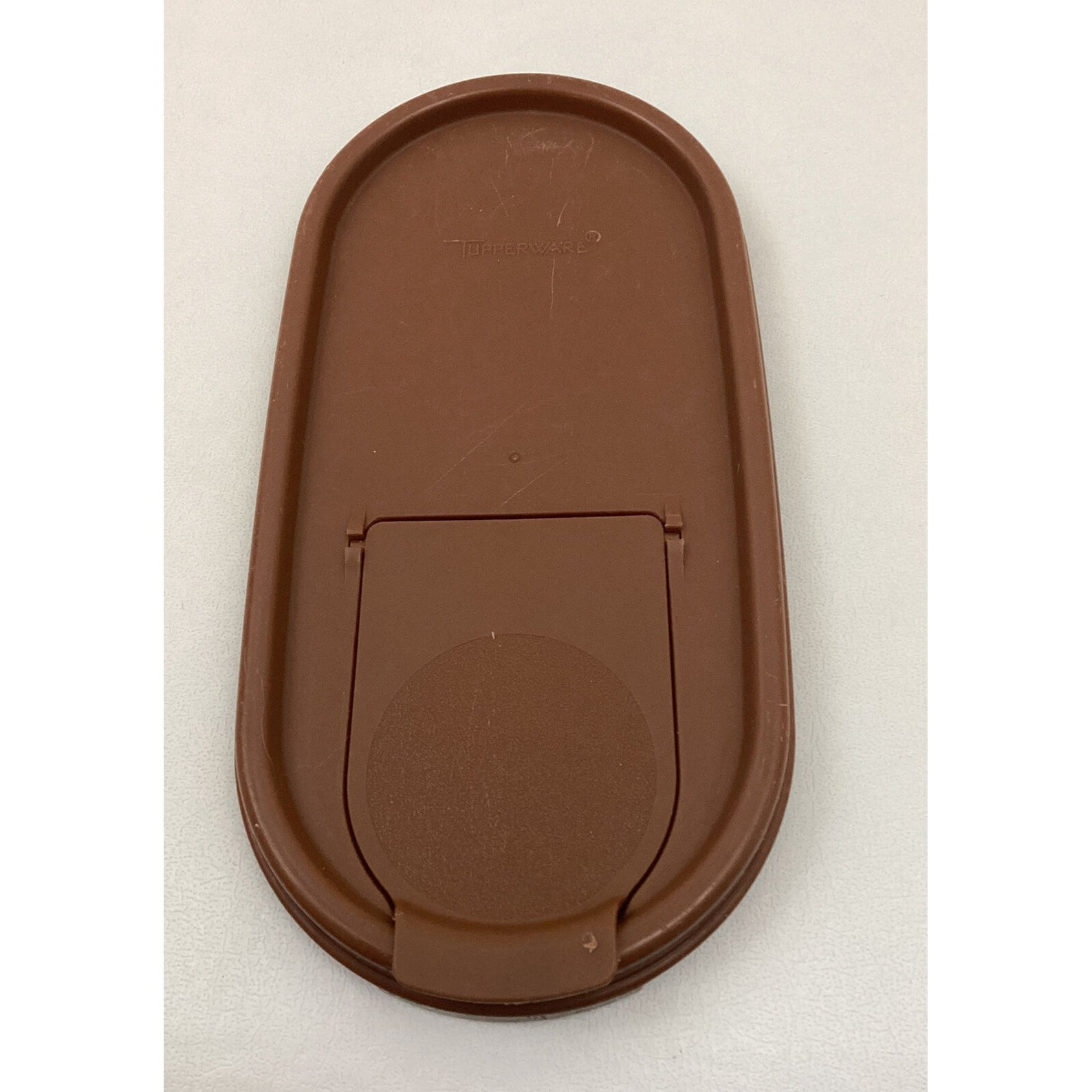 Tupperware Modular Mate Oval Container 1615-6 Brown Lid 1618 (12 1/4 ...