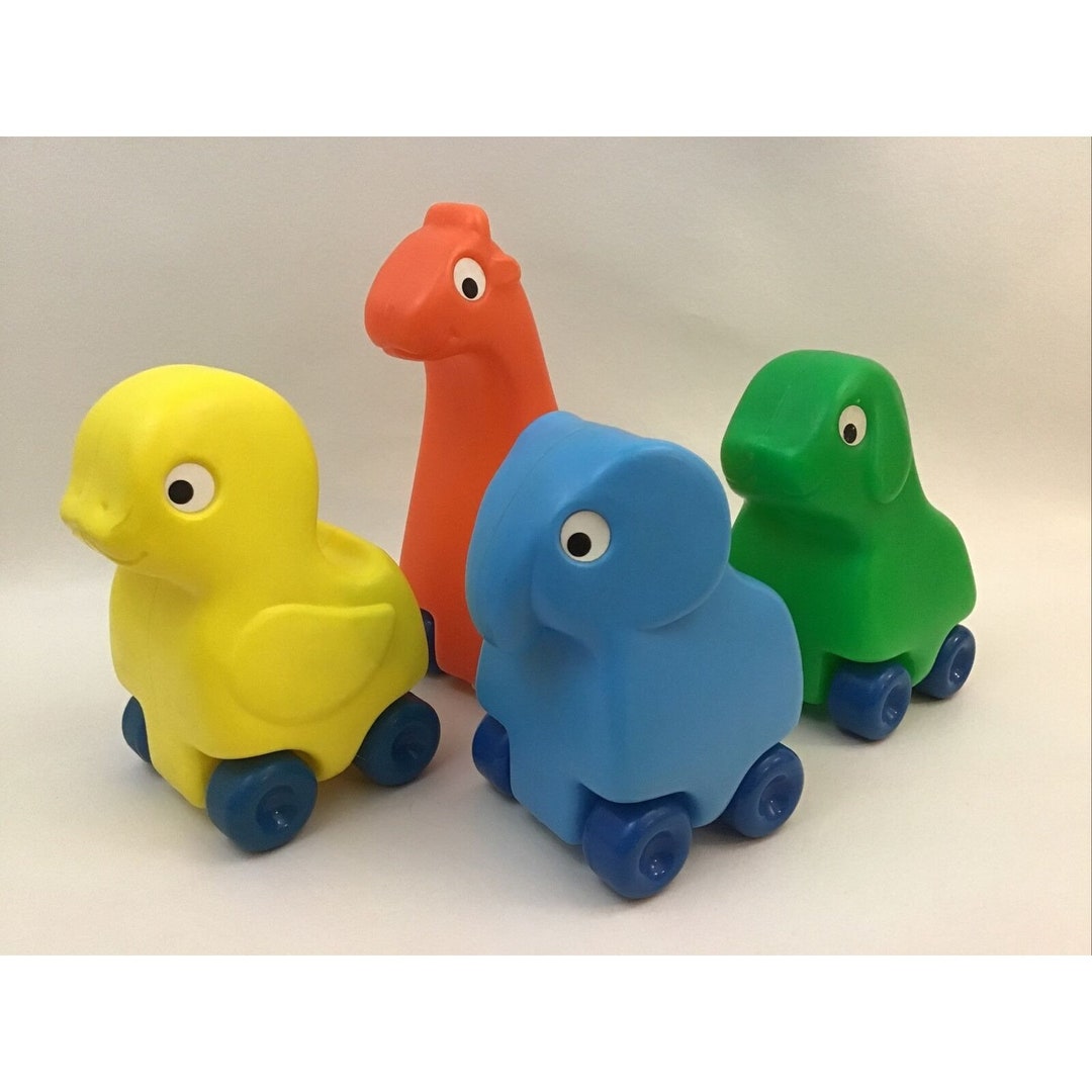 Little Tikes Animals Wagon N Friends 4 Animals Only Vintage 1980s ...