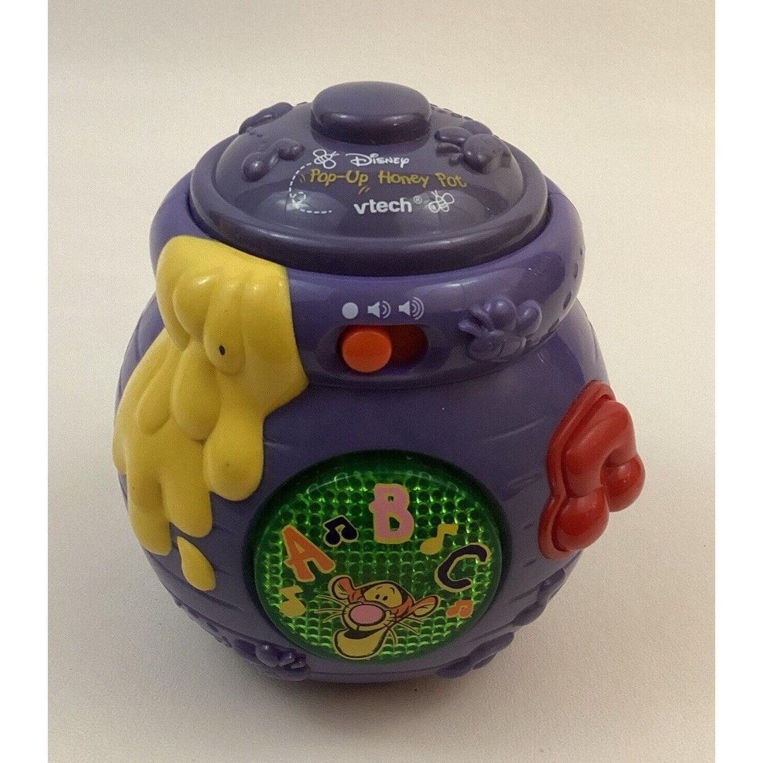 Vtech Disney Winnie the Pooh Sings & Pop up Honey Pot Battery Operated ...