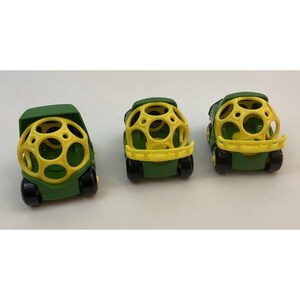 Oball Go Grippers John Deere Vehicles Lot of 3 Toddler Toy Cars Kids II ...