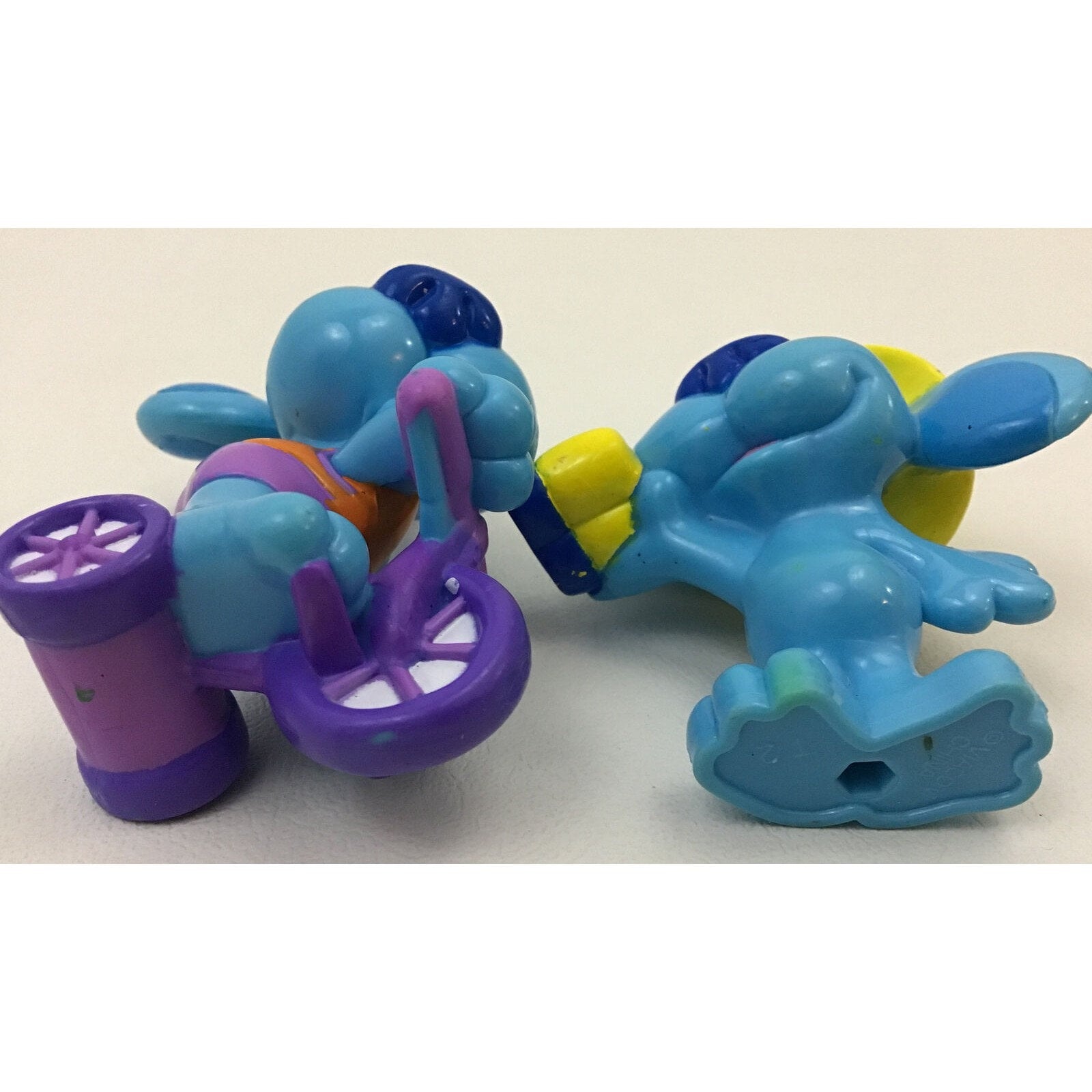Blues Clues Viacom Original Blue Figure on Bicycle and Blue - Etsy