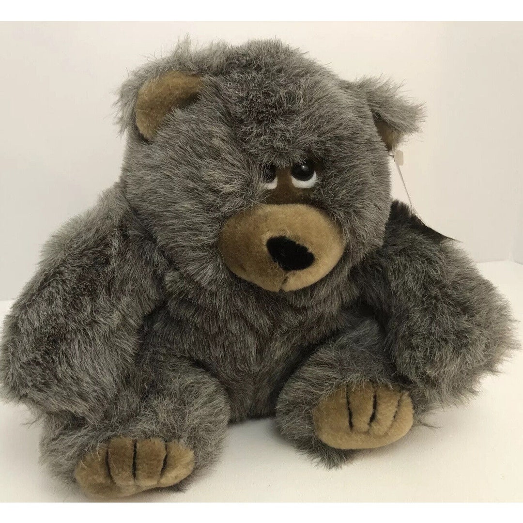 Fiesta Teddy Bear 9" Stuffed Animal Teddy Grey 1989 1122G - Etsy