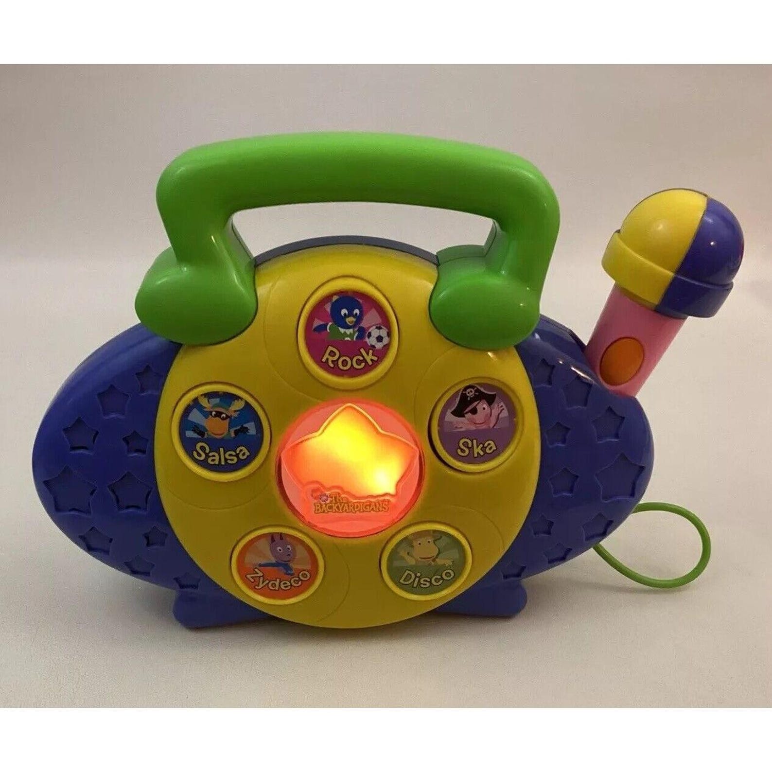 The Backyardigans Sing Along Music Player Karaoke Toy 2005 Mattel ...
