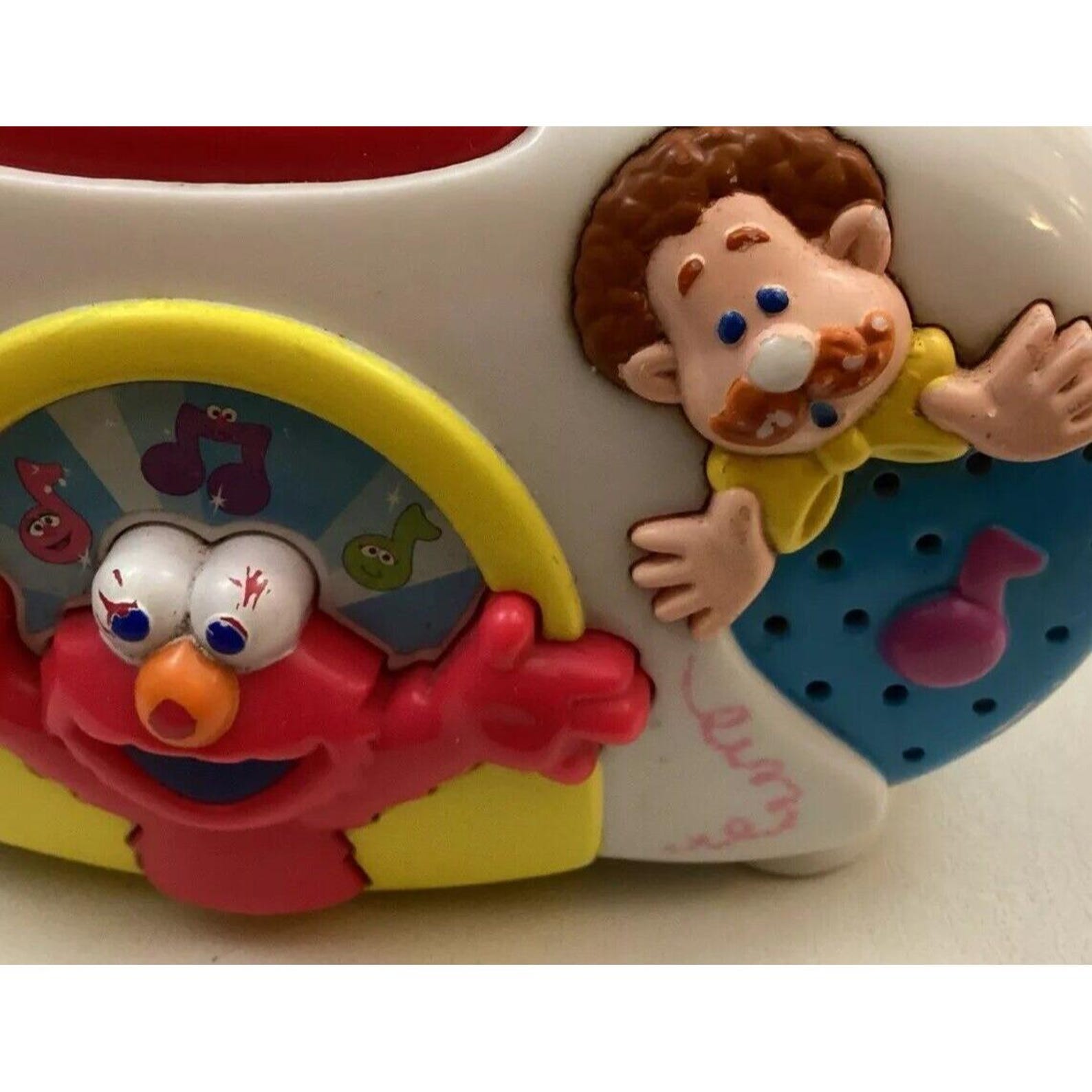 Sesame Street Rock With Elmo Radio Boom Box Toy Elmo's World Vintage ...