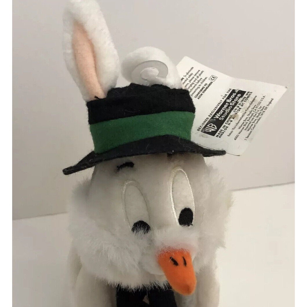 Warner Bros Studio Store Bugs Bunny as Snowman 9" Bean Bag Plush ...