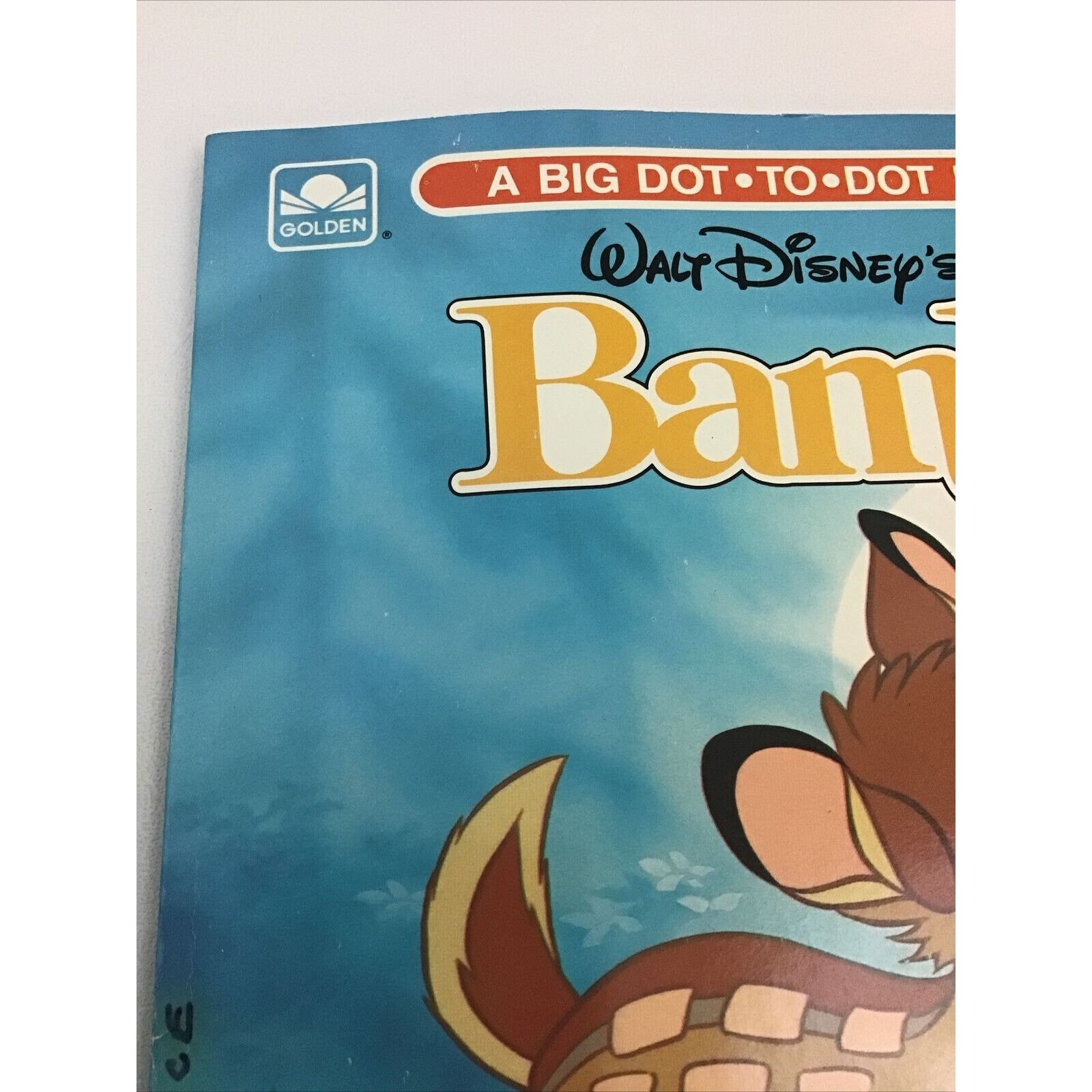 Walt Disney Bambi A Big Dot to Dot Coloring Book Golden Book Vintage ...