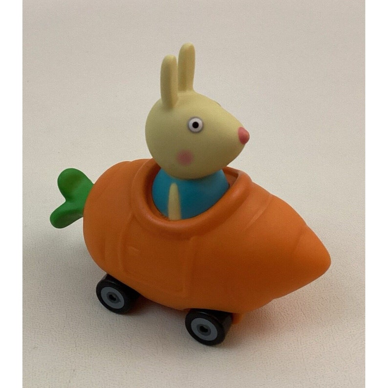 Peppa Pig Vehicles Lot of 3 Jazwares Carrot Car Blue Helicopter Little ...