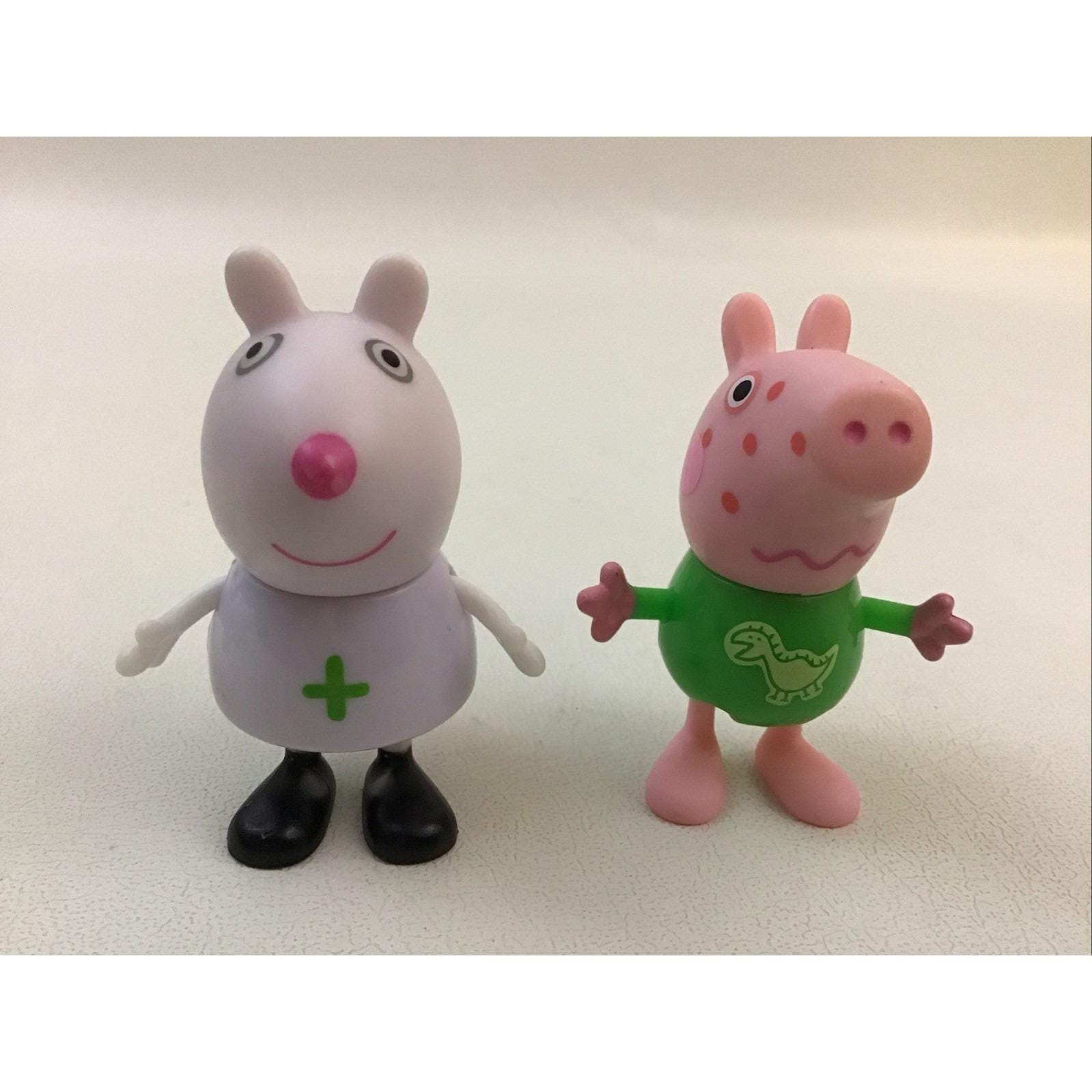 Peppa Pig Sick George Figure Nurse Figure Bed Jazwares 3pc Lot Rare ...