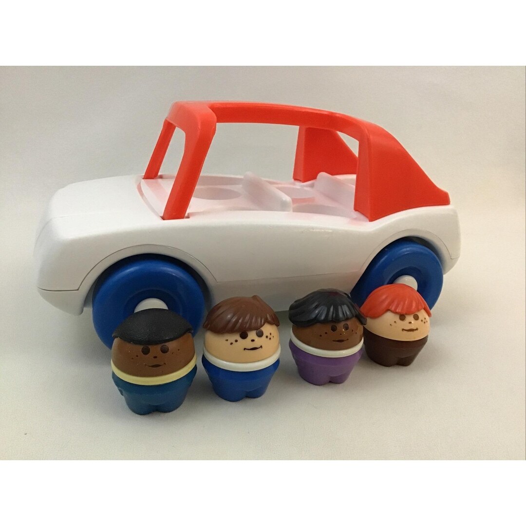 Little Tikes Toddle Tots Family Car Chunky Toddle Tots Figures Vintage ...