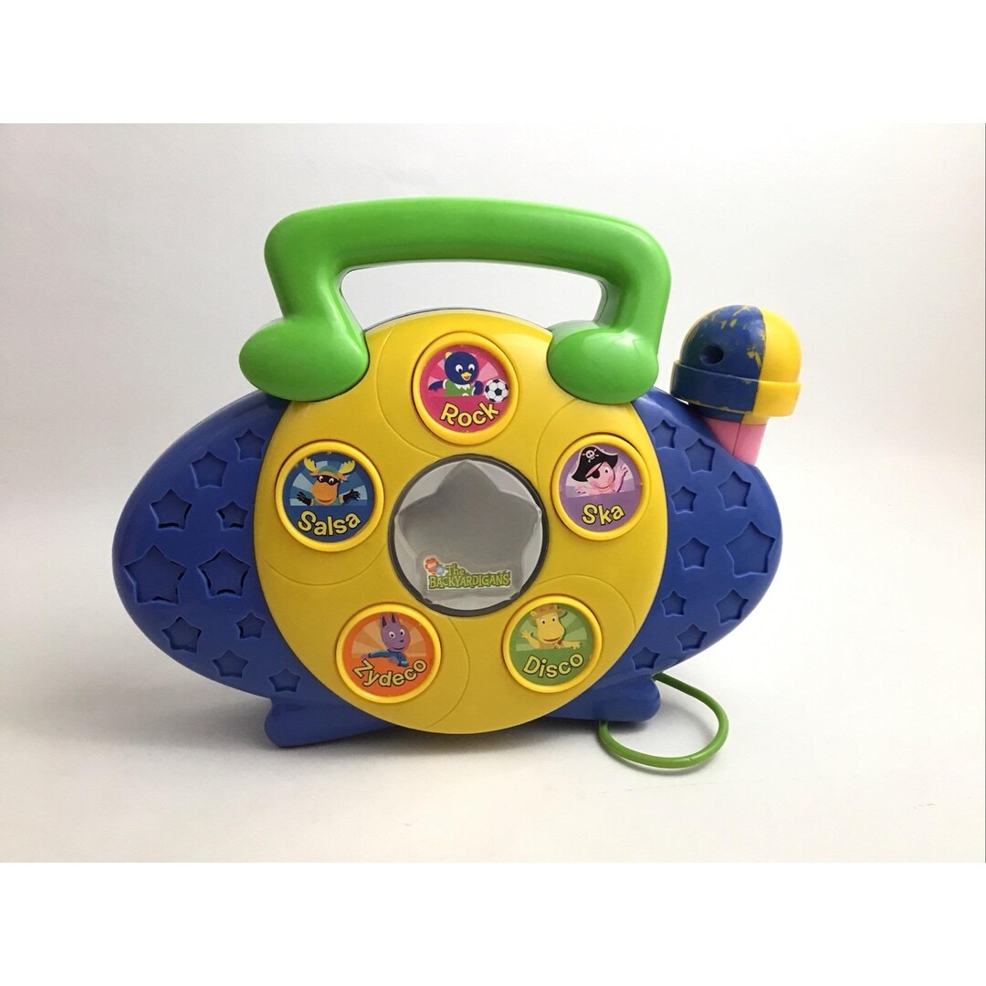 The Backyardigans Sing Along Music Maker Nick Jr Microphone Boombox ...