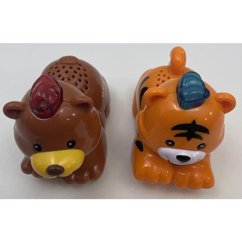 Vtech Go Go Smart Animals Bear and Tiger 2-pack Lights Sounds - Etsy
