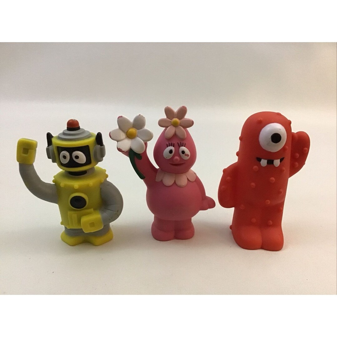 Yo Gabba Gabba Gang Figures Plex Muno Foofa 3pcs Spin Masters - Etsy