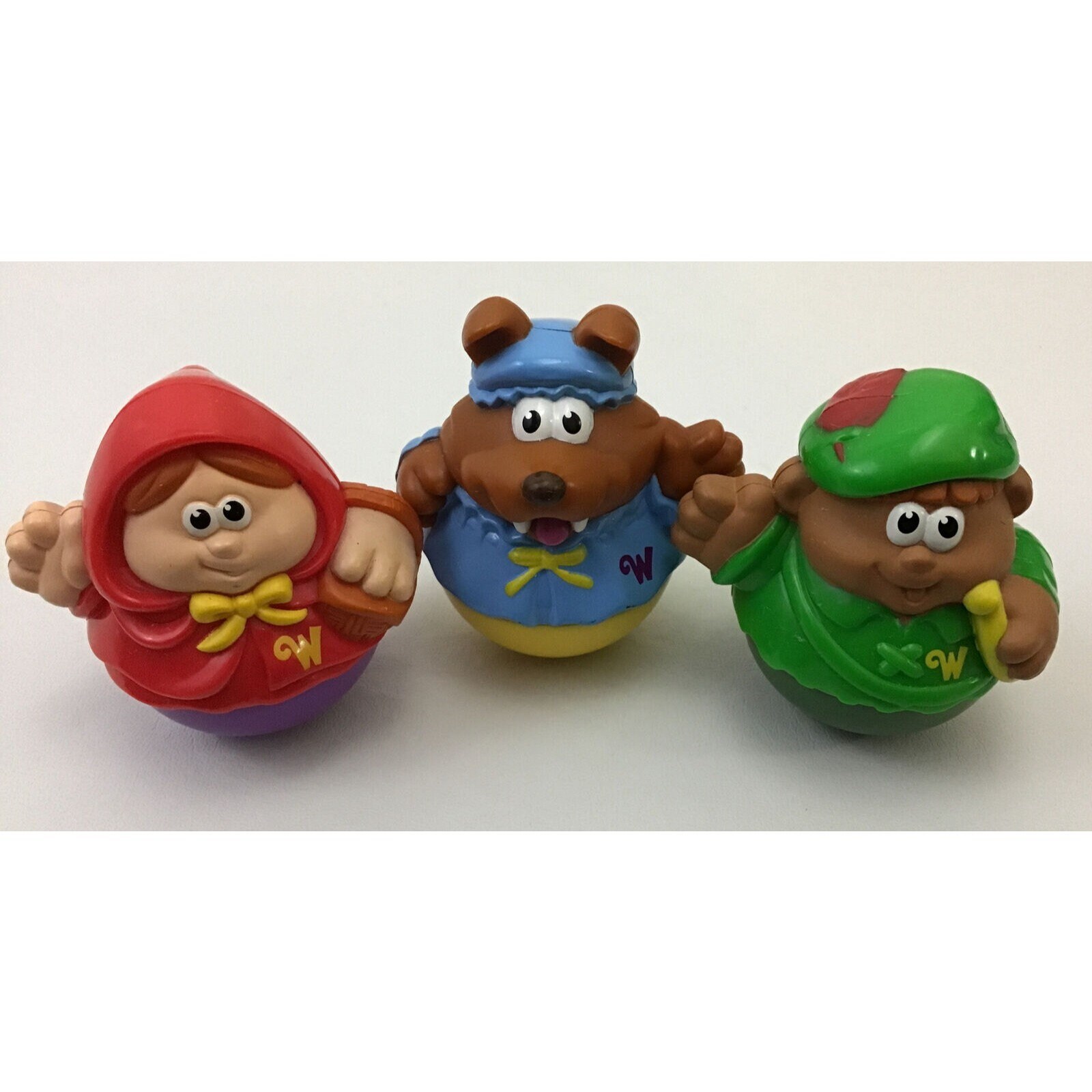 Playskool Weebles Caperucita Roja Wolf & Woodsman Storybook Friends ...