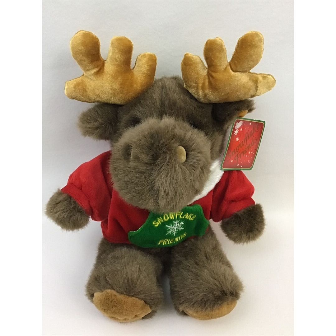 Dan Dee Snowflake Friends Moose Stuffed Plush 2002 Collector's Choice 12” Tags - Etsy
