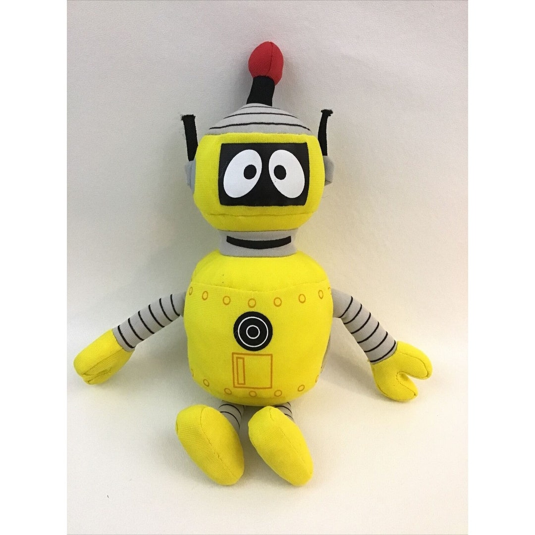 Yo Gabba Gabba Plex 9 Yellow Plush Stuffed Animal Toy - Etsy