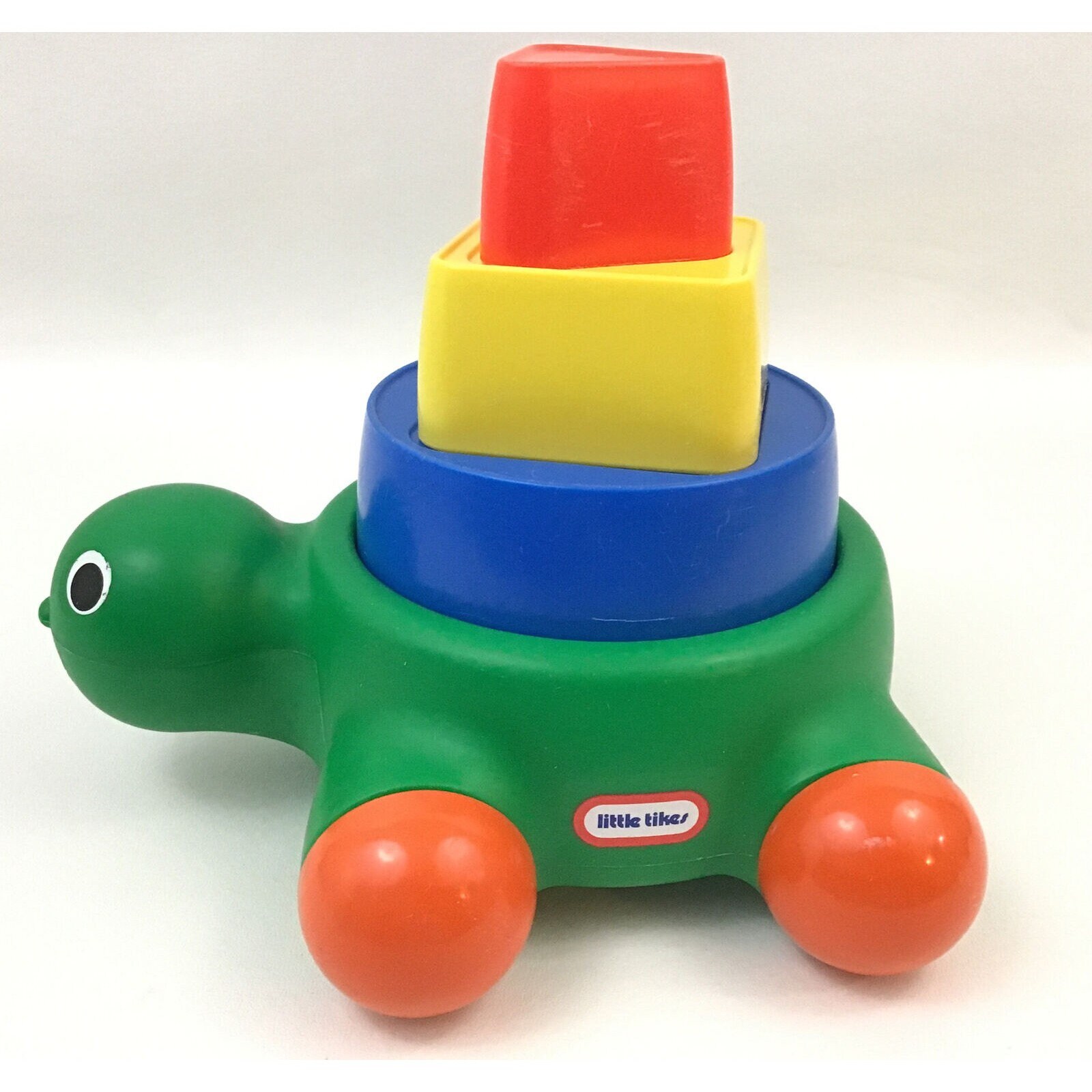 Little Tikes Turtle Shells Stacking Nesting Shapes Colors Vintage 90s ...