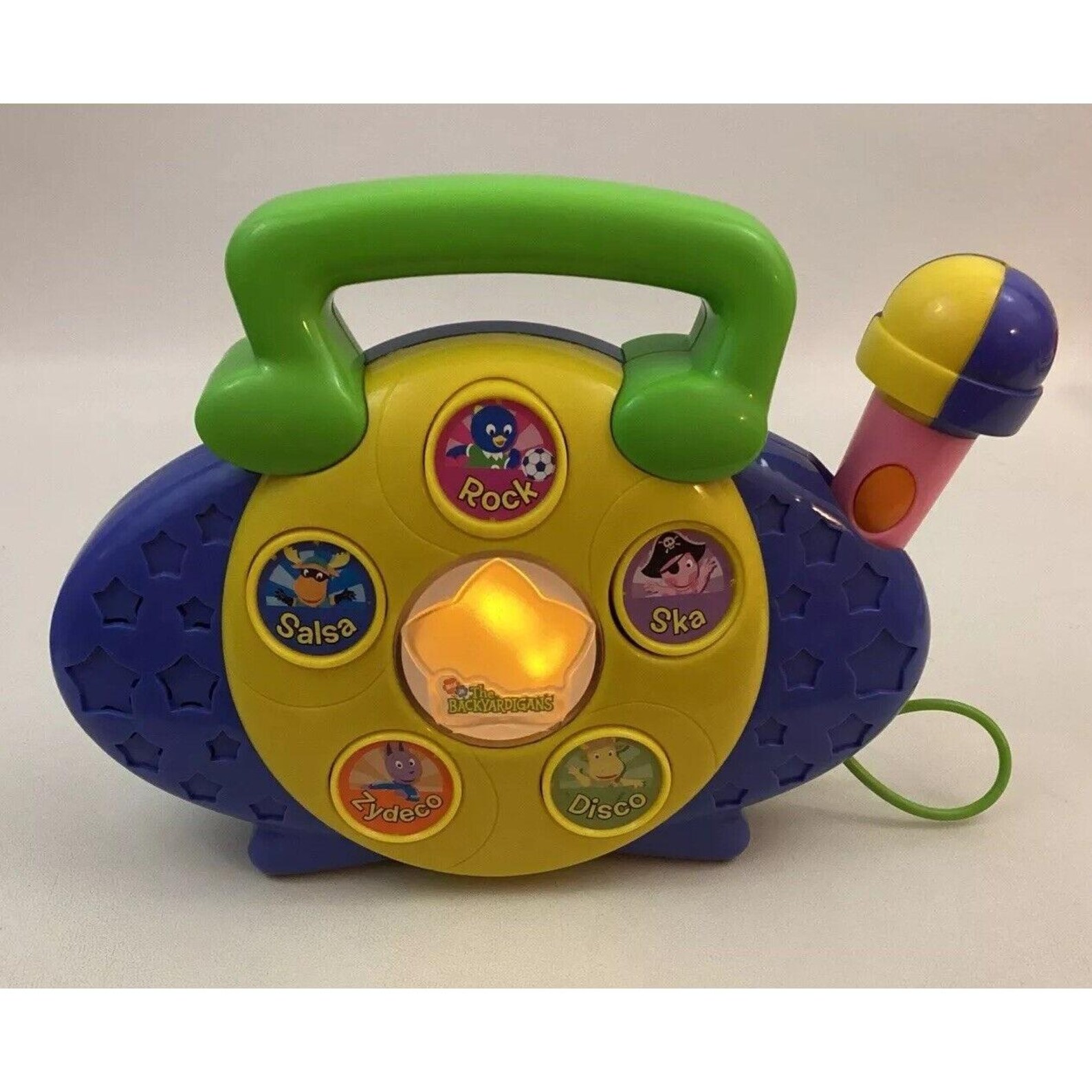The Backyardigans Sing Along Music Player Karaoke Toy 2005 Mattel ...