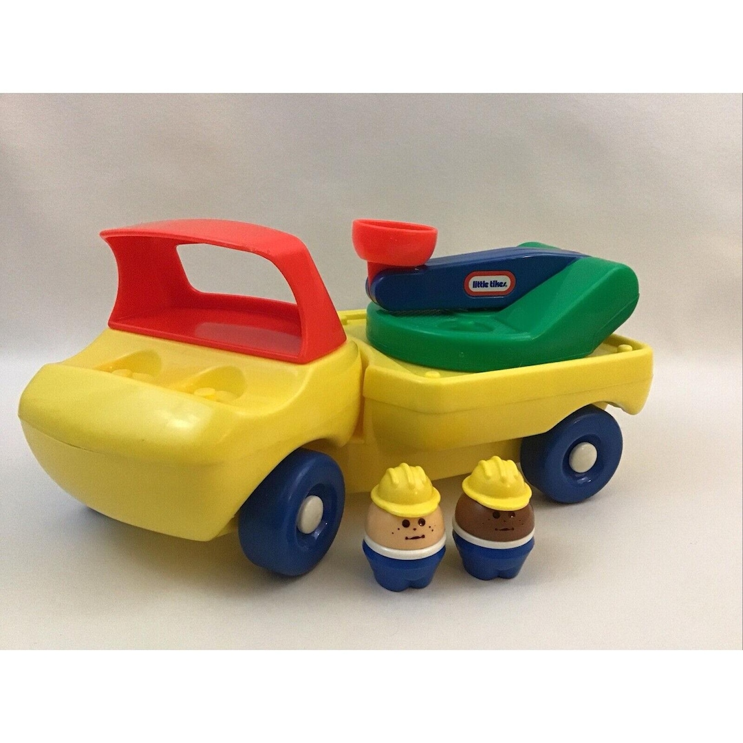 Little Tikes Toddle Tots Vehicle Up'n Down Cherry Picker & 2 Toddle ...