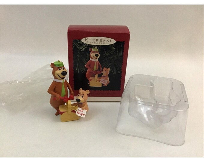 Hallmark Keepsake 1996 Hanna Barbera Yogi and Boo Boo in Original Box ...