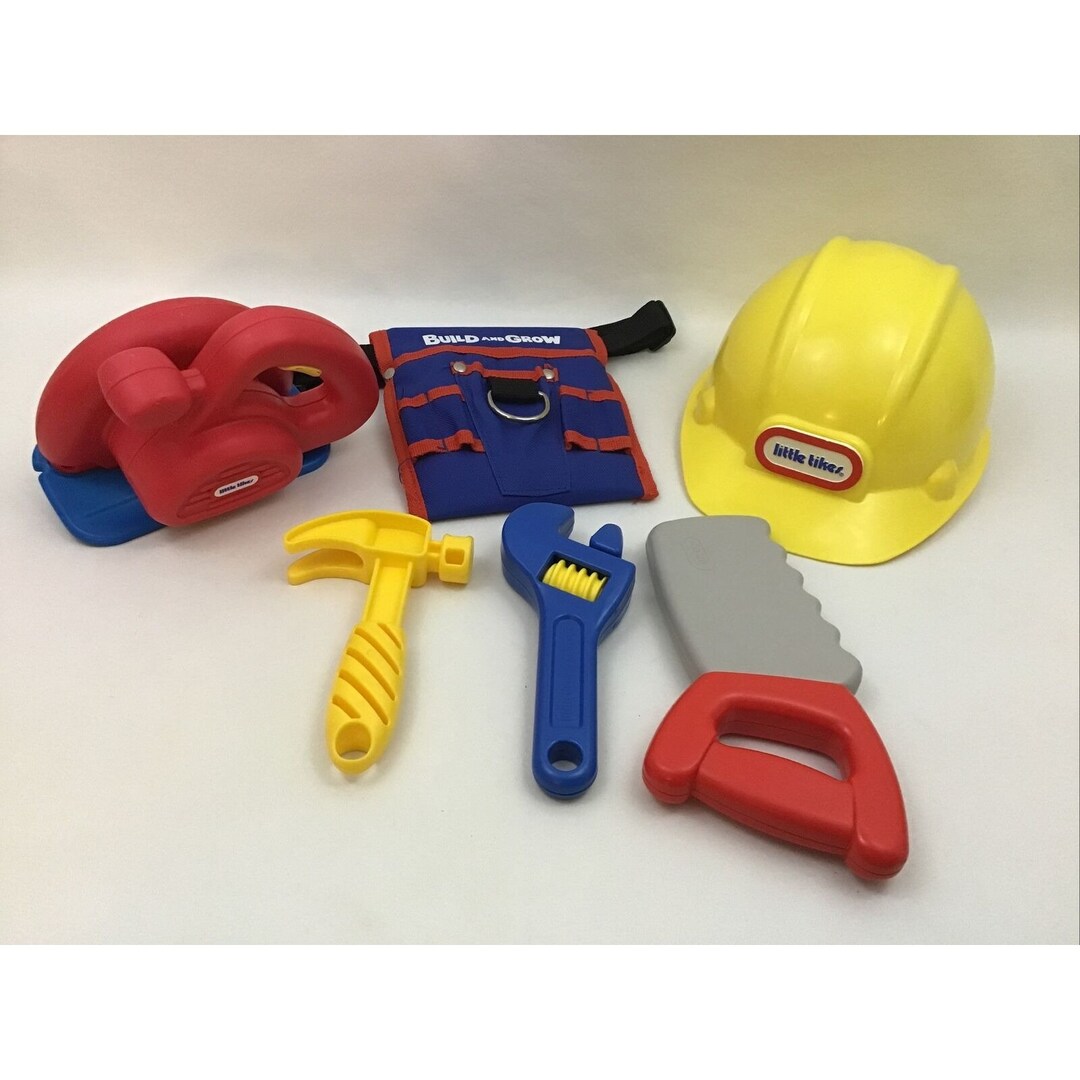 Little Tikes Tool Pretend Play Circular Saw Hammer Crescent Wrench Tool ...
