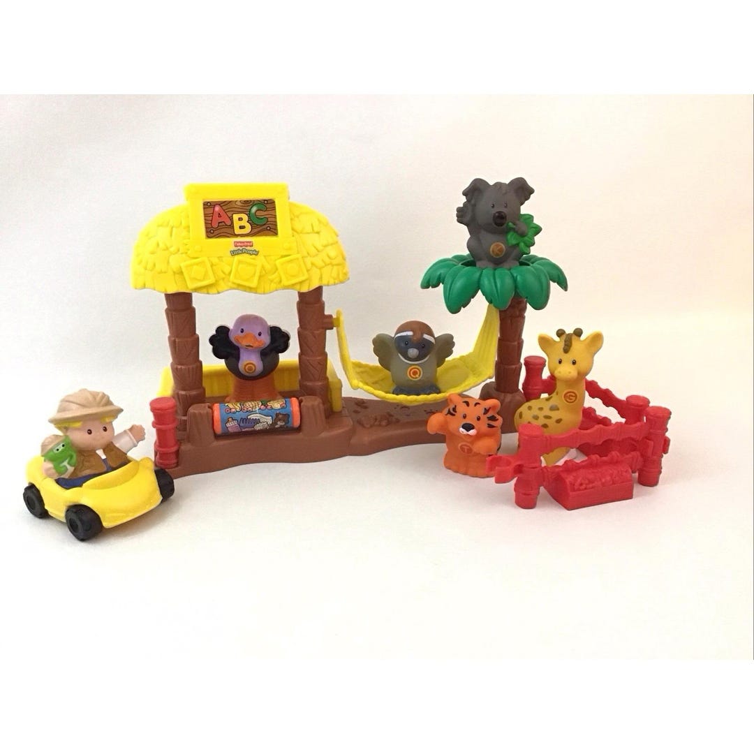 Fisher Price Little People ABC Zoo Nursery Play Set Alphabet Baby ...