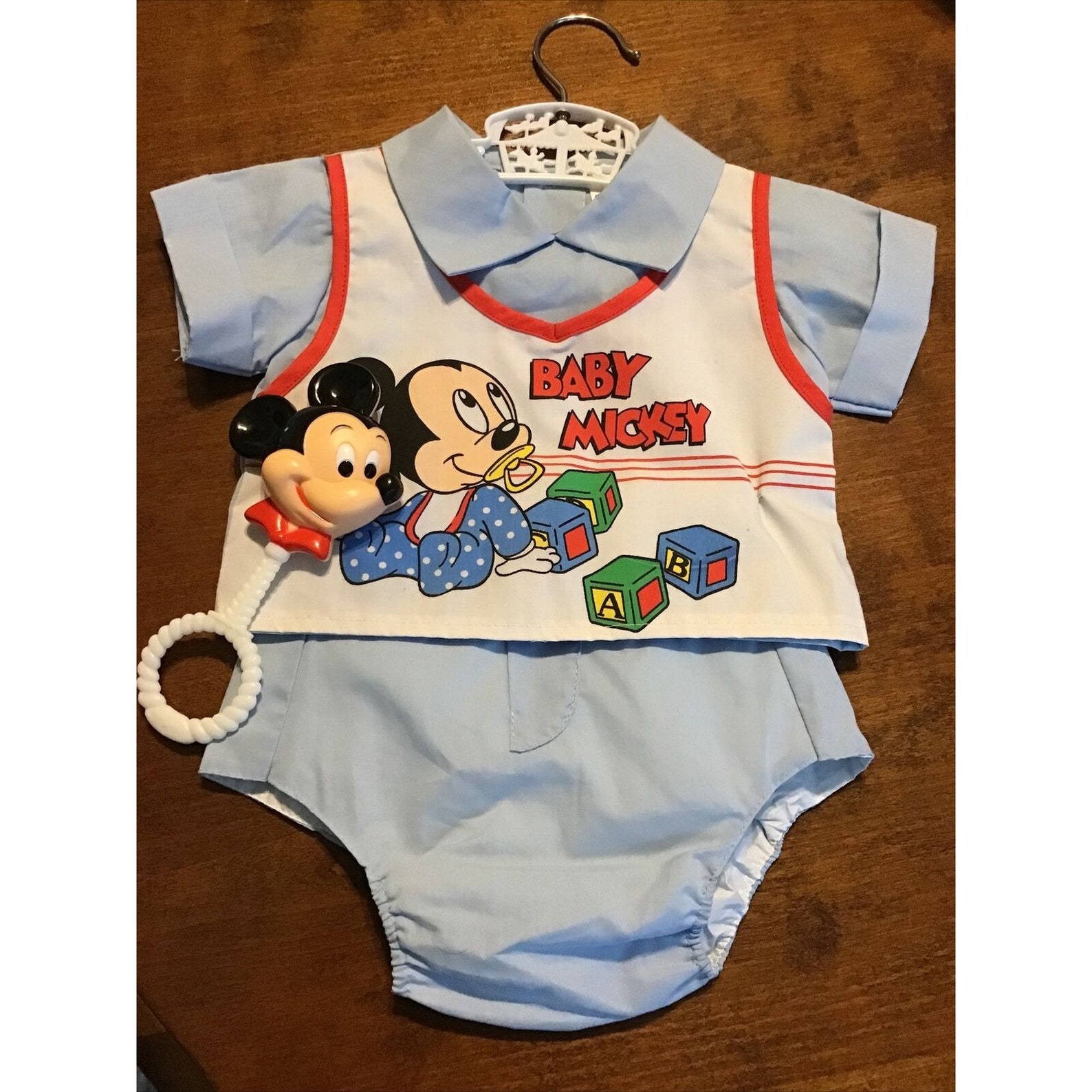 Disney Babies Baby Mickey Boy 2 Piece Outfit 1984 W Hanger - Etsy