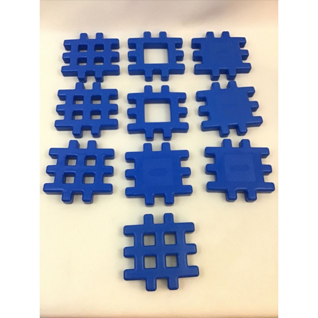 Little Tikes Wee Waffle Blocks Red Replacement Blocks Red 10 Pieces - Etsy