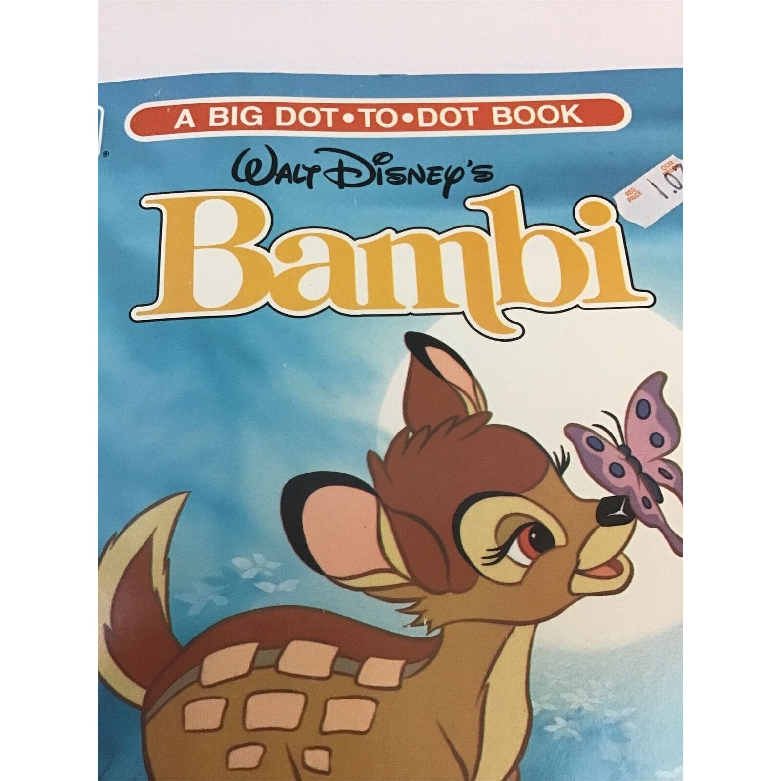 Walt Disney Bambi A Big Dot to Dot Coloring Book Golden Book Vintage ...