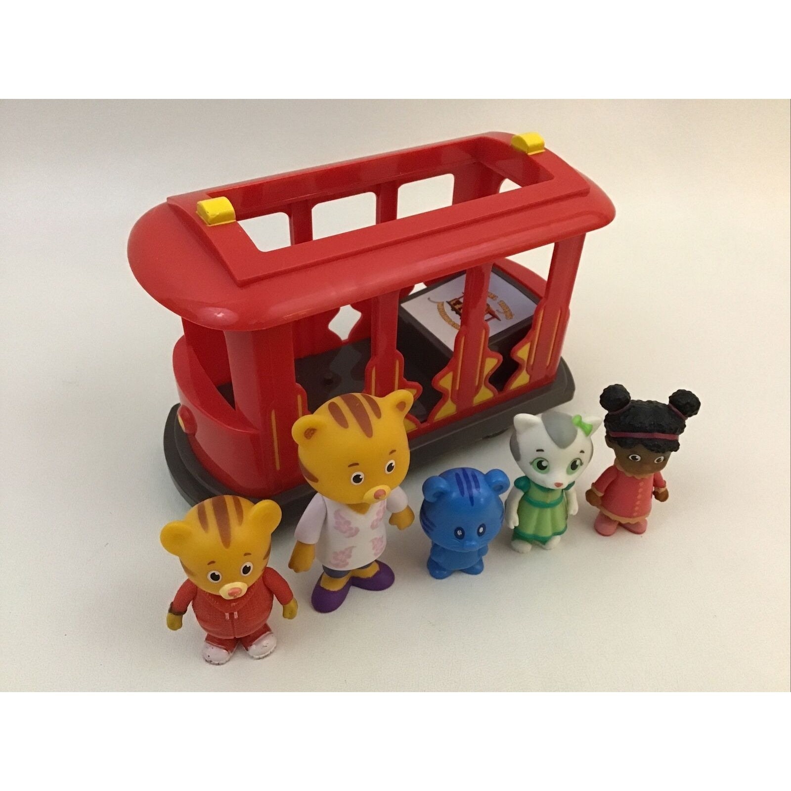 Daniel Tigers Neighborhood Pull Back Trolley W Daniel Tiger - Etsy