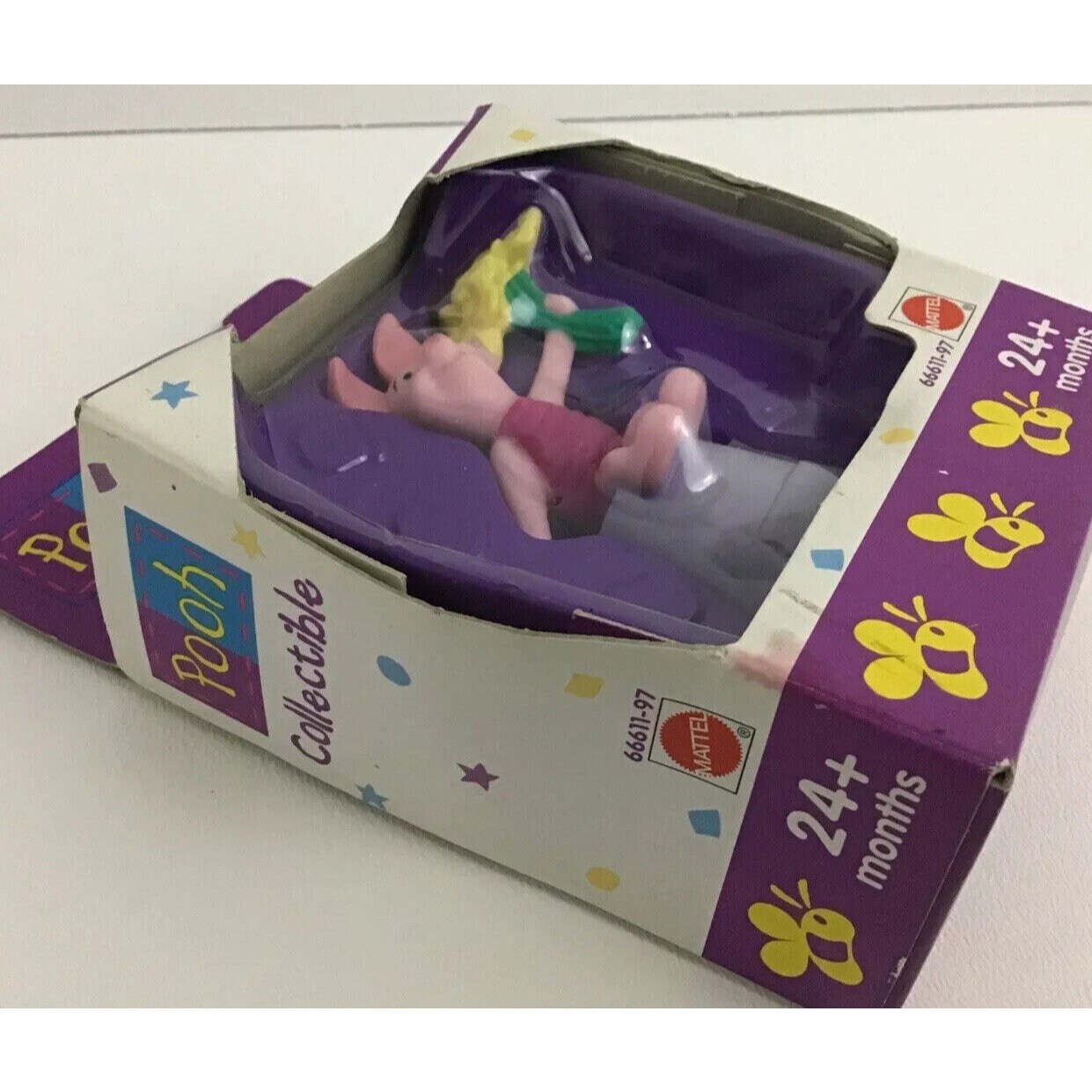 Mattel Pooh Collectible Figure New Piglet 3” Vintage Arcotoys - Etsy
