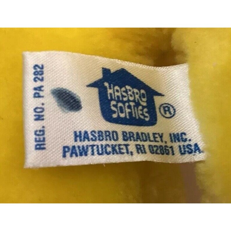 Hasbro Softies Wuzzles Yellow Butter Bear Wings Plush Stuffed Vintage ...