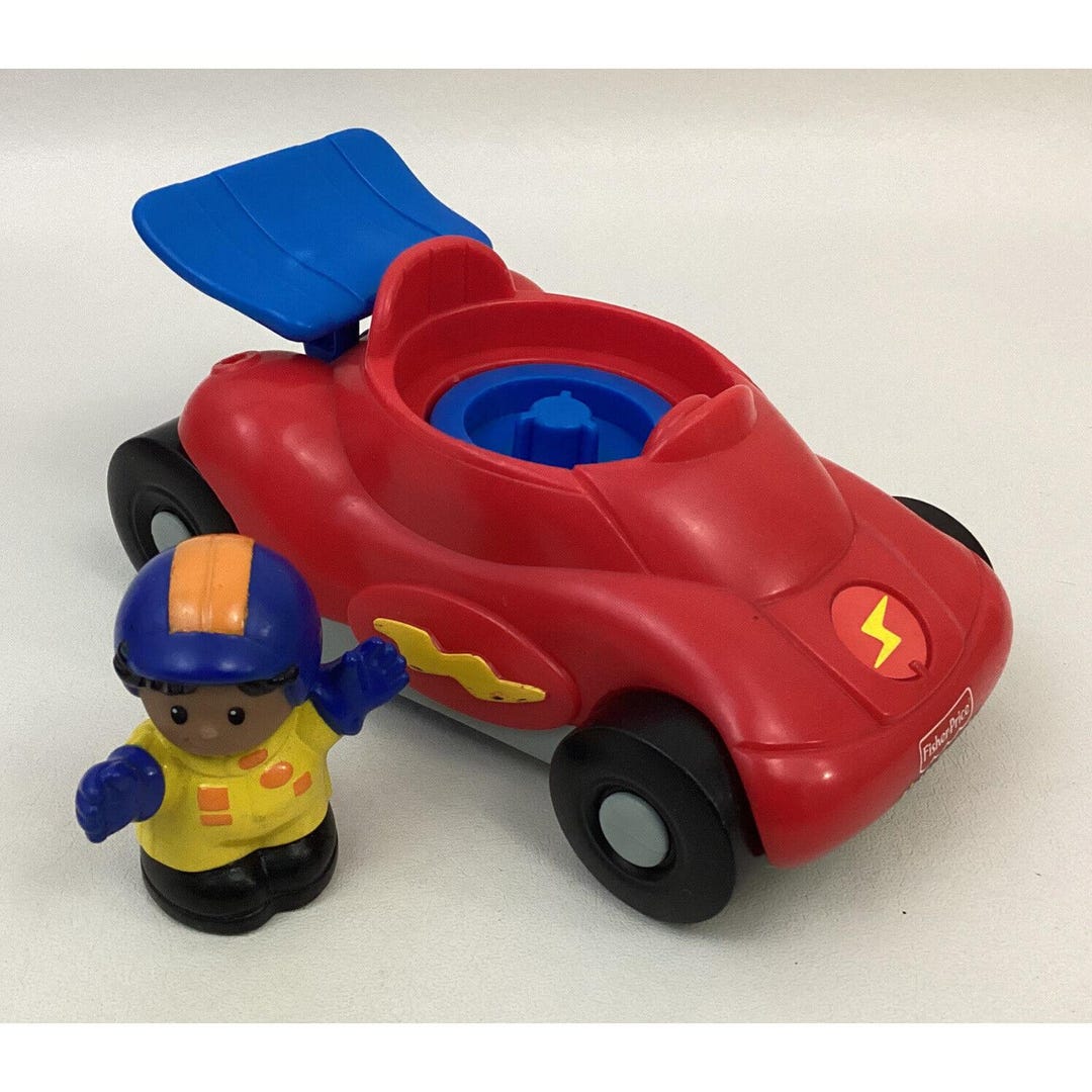 Fisher Price Little People Things That Go! Fun Sounds Race Toy Car and ...