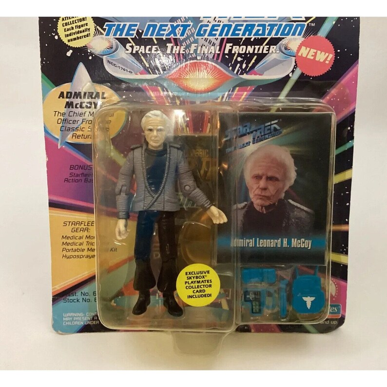 Star Trek the Next Generation Admiral Leonard Mccoy Figure 1993 New - Etsy